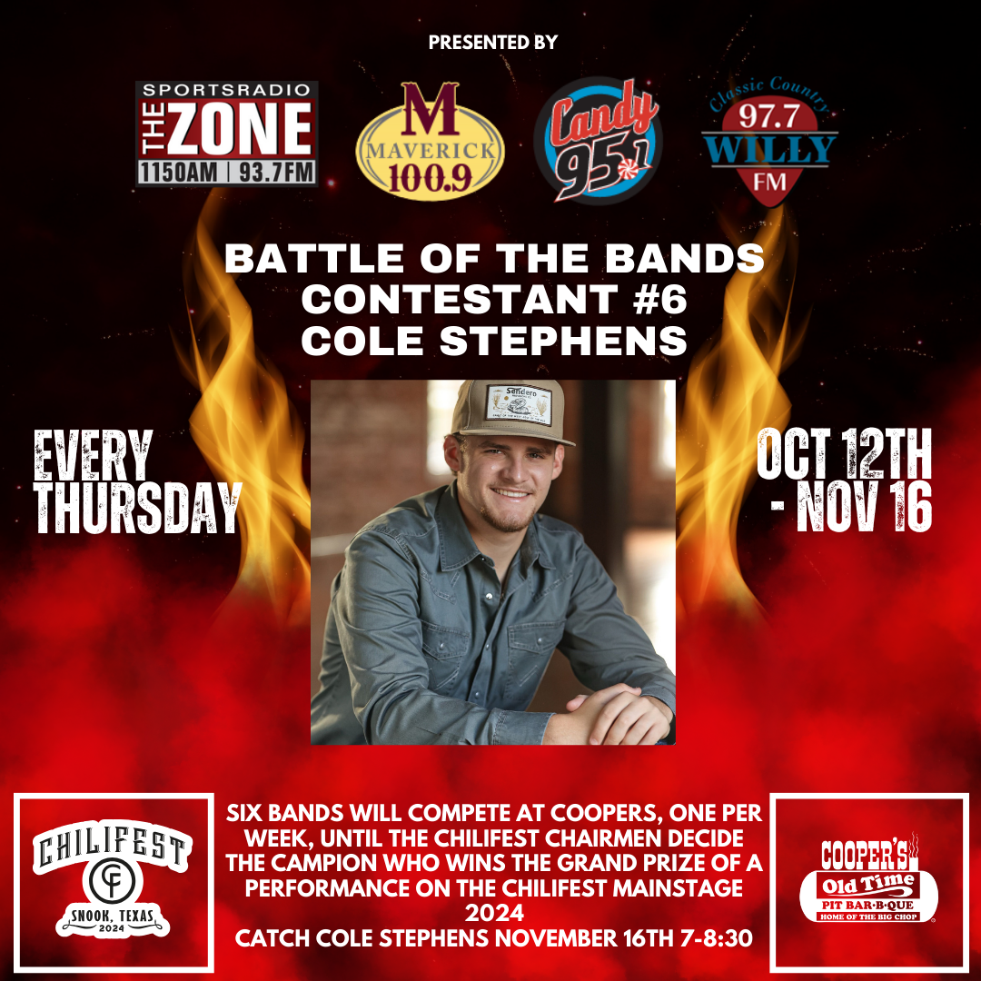 Battle of the Bands: Cole Stephens | Maverick 100.9 | Your Country ...