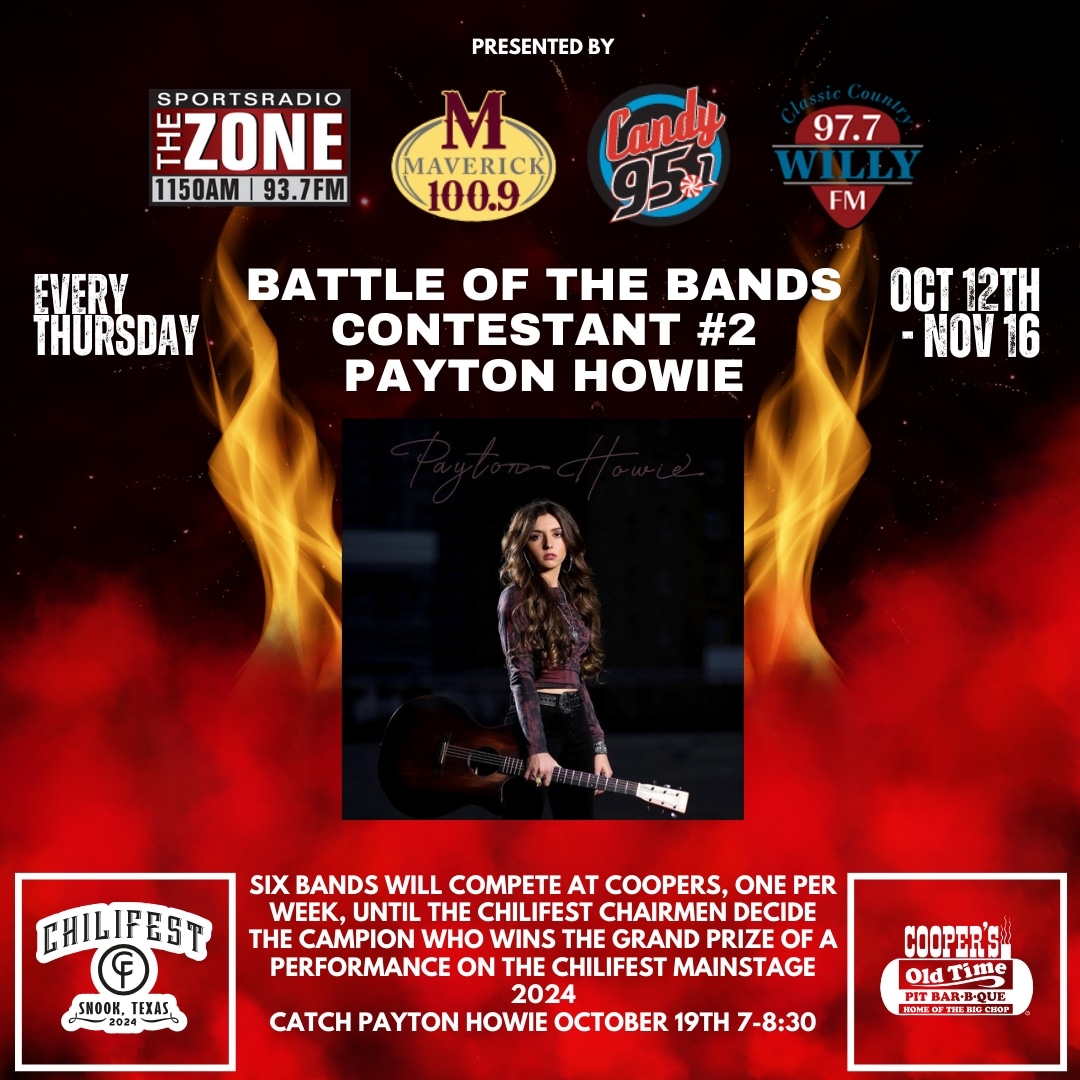Battle of the Bands: Payton Howie | Maverick 100.9 | Your Country ...